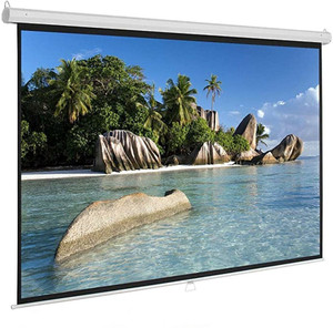 NP Tech 100 Inch Insta-Lock Projector Screen Projector Screen (Width ...