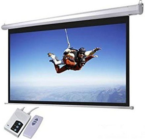 Logic 92" Motorized screen 16:9) Projector Screen (Width 120 cm x 120 ...