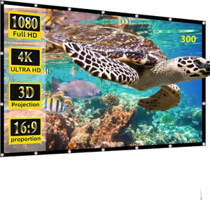 ZIOZY 300-inch Large Projector Screen 16:9 Hanging Projection Movie ...