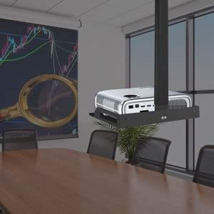 audiovan Universal Ceiling Mount with Tray for Projector Stand 2 Feet ...