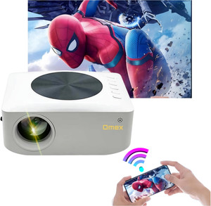 Omex Update Smart Wifi YouTube LED Projector USB HDMI AV 150 Inches ...