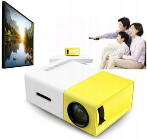 Syshri Mini Film Projector YG 300: 4K, USB, Remote, Phone & Laptop ...