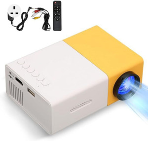 roxfire Mini Home Theater LED Projector with (Remote Controller) (3000 ...