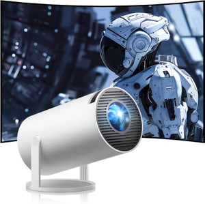 Butee Compact 4K Mini Projector with Dual WiFi, Bluetooth, 180 ...