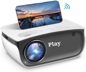 PLAY 3000 lumens LED Projector Full HD Data Show TV Video Games Home ...
