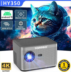 TOPPRO HY350 4K Support Native FullHD Android 11 Wifi BT Electric Focus ...