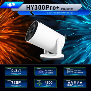 pixelpro HY300PRO+ Mini Android Projector | 4K Support | Native 720p ...