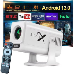 BeamX Thunder Pro 300"Display Google Assistant Autofocus 4X Brighter ...