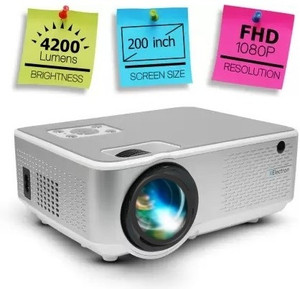 XElectron C9 Pro (4200 lm / 1 Speaker / Remote Controller) Large Screen ...