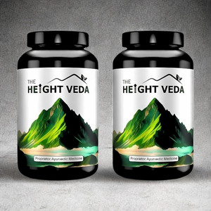 Height Veda Height Supplement for Taller Growth Plant-Based Protein ...