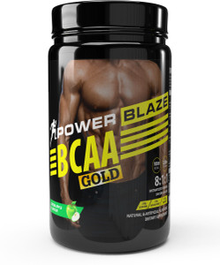 POWER BLAZE BCAA Gold Muscle Recovery powder Workout Performance Fuels ...