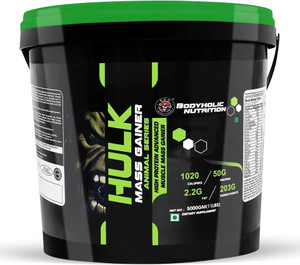 BODYHOLIC NUTRITION HULK MASS GAINER HIGH PROTEIN ADVANCE MUSCLE MASS ...