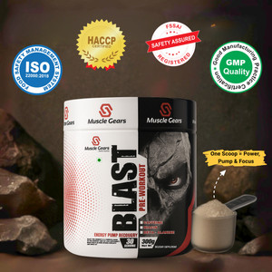 Muscle Gears Blast Pre-Workout Orange 30 Serving Pre Workout Price in ...