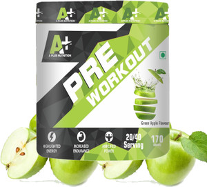 A PLUS NUTRITION Pre Workout Supplement Amplified Power Increased ...