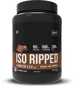 QNT ISO Ripped, 1kg, Whey Isolate Protein for Weight Loss & Lean Muscle ...
