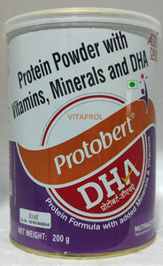 VITAPROL Protobert DHA Protein Powder Vitamin B12 Stamina Weight Muscle ...