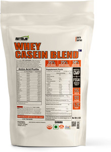 NutriJa WHEY CASEIN BLEND - A Blend of Whey Isolate - 2 lbs (Banana ...