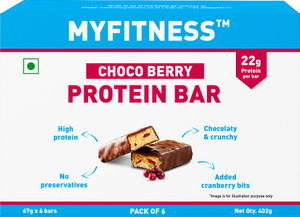 MYFITNESS Protein Bar - Choco Berry Flavor Protein Bars Price in India ...