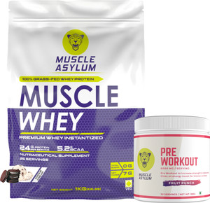 Muscle Asylum Muscle Whey 100% Whey Protein - 24g Protein 25 Servings ...