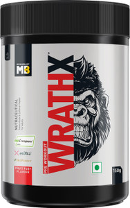 MUSCLEBLAZE Pre Workout WrathX with Creapure, enXtra, & BioPerine Pre ...