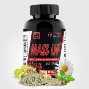 Mass Up Mysha Nutrition 100% Herbal Supplement for Muscle Growth Weight ...