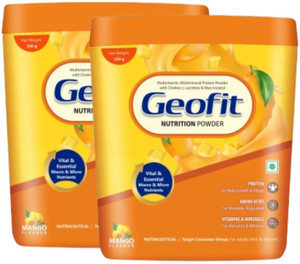 GEOFIT Mango Protein Powder- 9g Protein Per Serving with Minerals ...