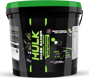 BODYHOLIC NUTRITION HULK MASS GAINER HIGH PROTEIN ADVANCE MUSCLE MASS ...