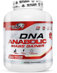 Muscle Garage DNA ANABOLIC MASS GAINER 1KG Weight Gainers/Mass Gainers ...