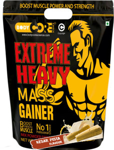 Body Core Science Extreme Heavy Mass Gainer(Kesar Pista-3Kg) Weight ...