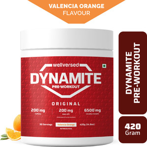 Wellversed Dynamite Pre-Workout (420g, 30 Servings) | Unleash Explosive ...