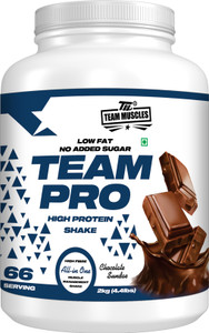 TEAM MUSCLES Team Pro High Protein Shake (2 Kg) Chocolate Whey Protein ...