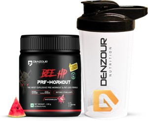 DENZOUR NUTRITION Bee-Hp Pre-Workout with Shaker Most Explosive Muscle ...