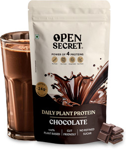 OPEN SECRET Plant Protein, 24g vegan protein per scoop, Chocolate ...