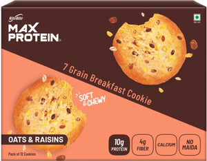 RiteBite Max Protein Healthy Oats & Raisins Biscuit Cookies, No Maida ...