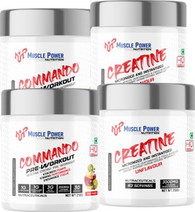 Muscle Power COMMANDO PREWORKOUT (INSTANT ENRGY PREWORKOUT) 2 WITH ...