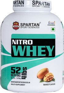 Spartan Sport Sciences Nitro Whey Protein Powder | Gym Protrein Powder ...