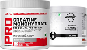 Avvatar Micronised Creatine Monohydrate 100 gm (Unflavoured) with GCN ...