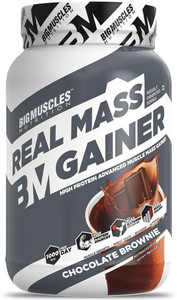 BIGMUSCLES NUTRITION Real | High Protein Muscles Mass Gainer | Added ...