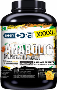 Body Core Science XXXXL Anabolic Muscle Builder-3Kg(Mango) Weight ...