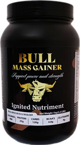 IGNITED NUTRIMENT Bull Mass Gainer, For Muscle Mass Gain With High ...