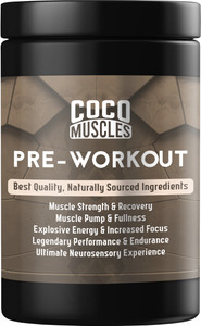 Coco Muscles Pre-Workout - Improves Energy, Endurance and Focus for ...