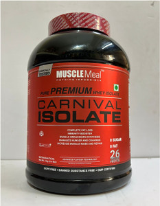 Muscle Meal Carnival Isolate Powder,Pure Whey,Increase Muscle Mass,Fat ...