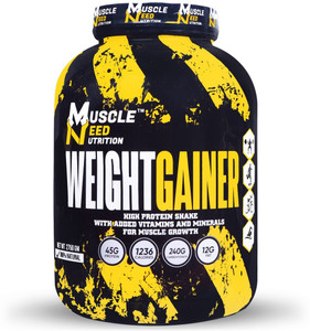 MUSCLE NEED WEIGHT GAINER HIGH PROTEIN MUSCLE GROWTH 1236CALORIES ...