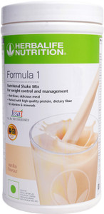 HERBALIFE Formula 1 Nutritional Shake Mix - Vanilla Flavor Plant-Based ...