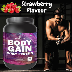 NUTRILEY Body Gain Weight Gainer Muscle Fit & Gainer Whey Protein ...