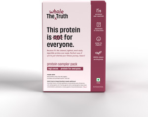 The Whole Truth 15g Protein/Sachet|Sampler Pack of 7 Whey Protein Price ...