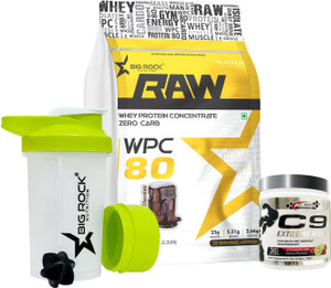BIG ROCK NUTRITION Raw WPC 80, C9 Extreme Rock Pre Workout Price in ...