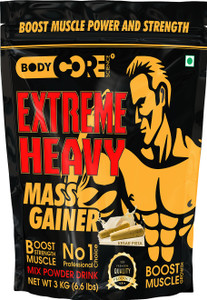 Body Core Science Extreme Heavy Mass Gainer(Kesar Pista-3Kg) Weight ...