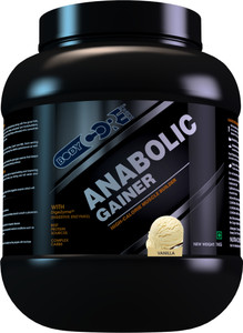 Body Core Science Anabolic Gainer-1 Kg (Vanilla) Weight Muscle Mass ...