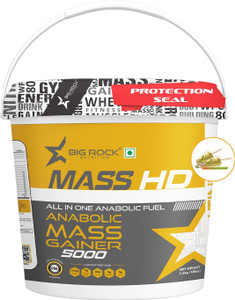 BIG ROCK NUTRITION MASS HD Anabolic Mass Gainer 5000 | High-Calorie ...